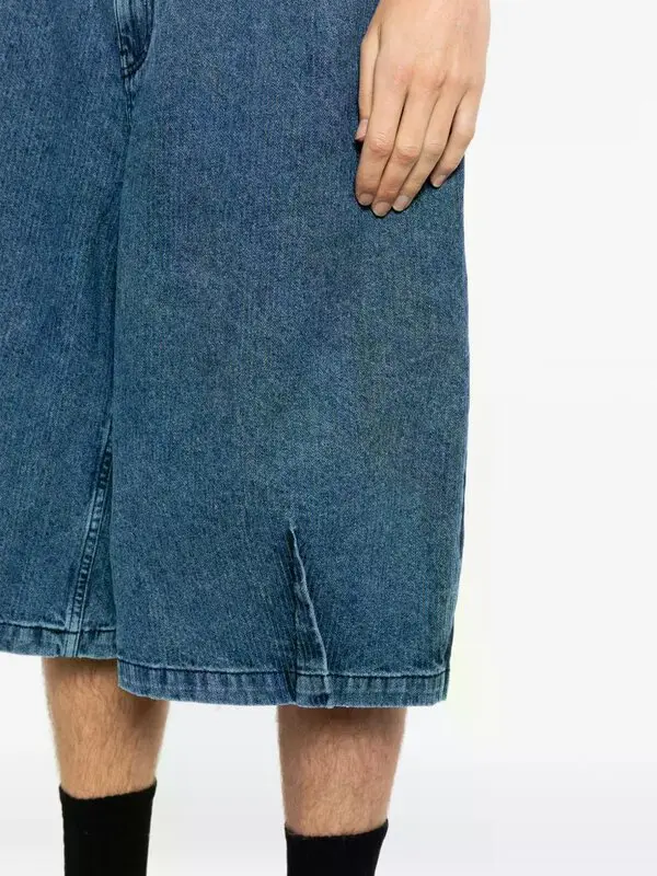 ADER ERROR Pleated Denim Shorts