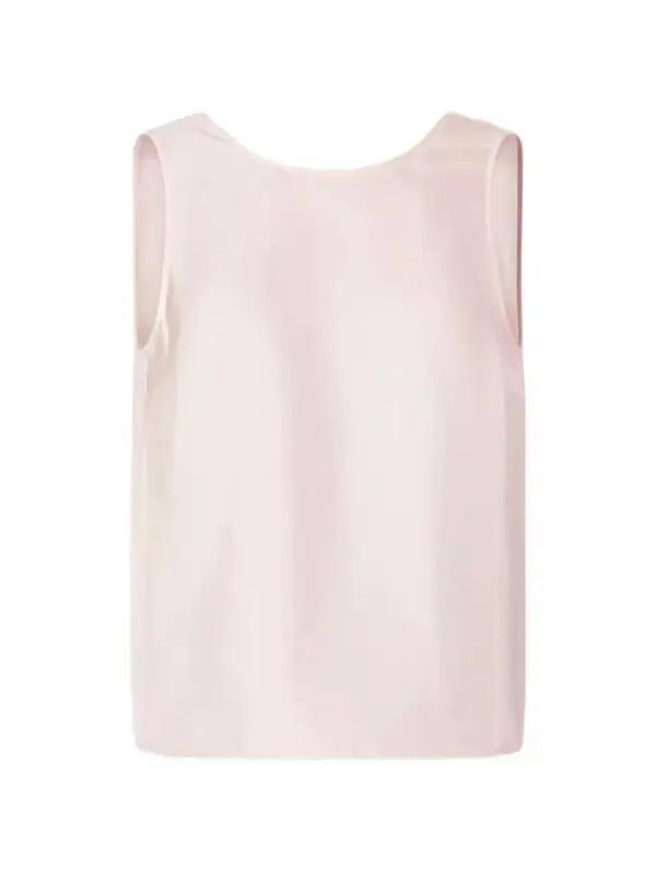 Loulou De Saison Gem Draped Sleeveless Top - Pink