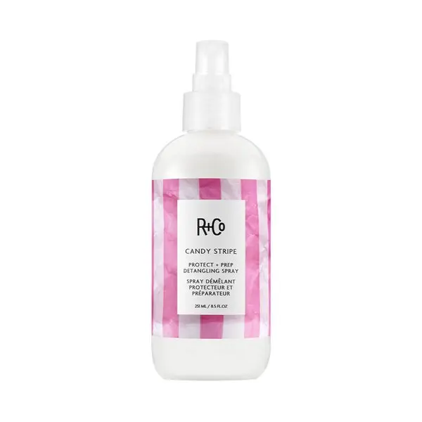 R+Co Candy Stripe Protect + Prep Detangling Spray 8.5 Fl Oz - One-color