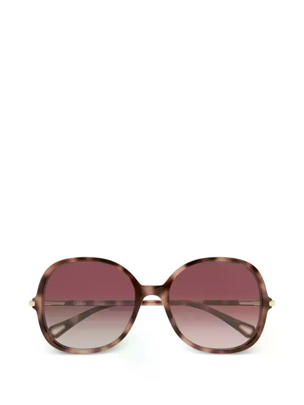 Chloé Tortoiseshell Round-frame Sunglasses - Brown
