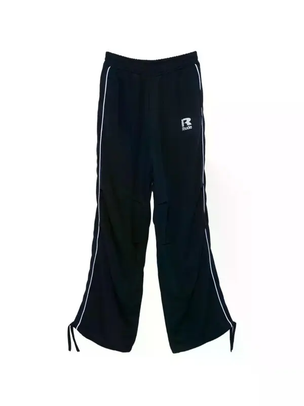 Rhude Mesh Piping Parachute Track Pants - Blue