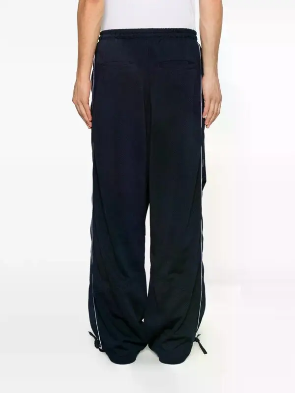 Rhude Mesh Piping Parachute Track Pants - Blue