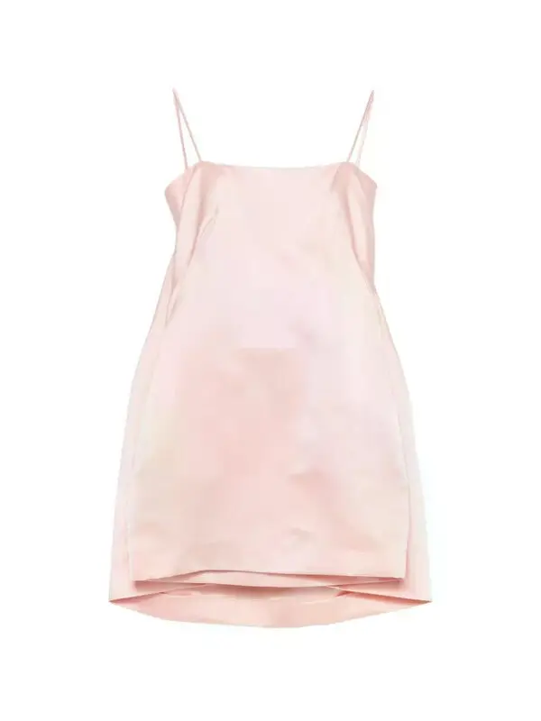 Givenchy Sliced A-line Mini Cape Dress - Pink