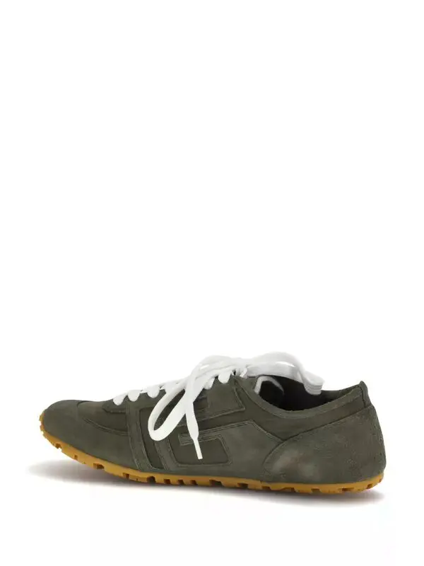 Balmain Racer Lace-up Sneakers - Green
