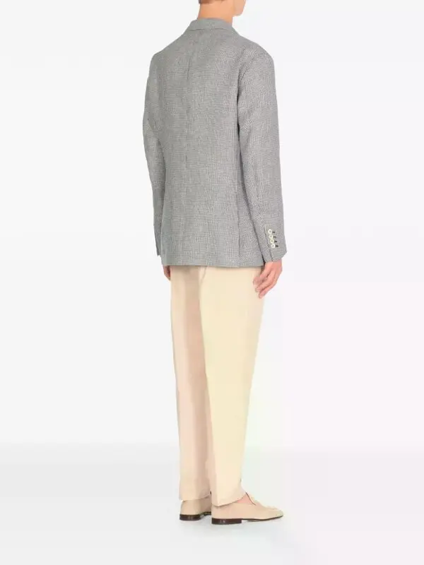 Brunello Cucinelli Checkered-pattern Deconstructed Blazer