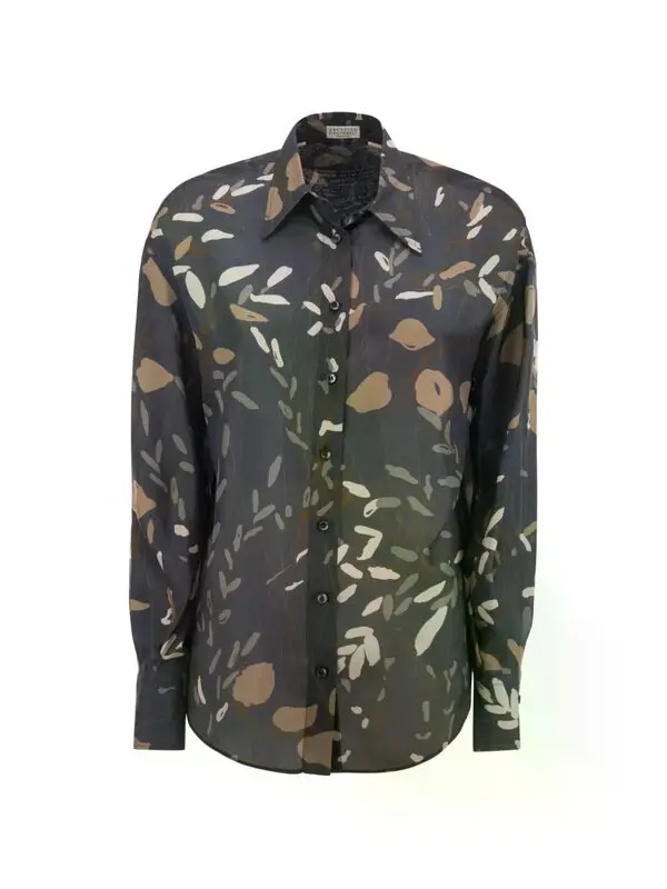 Brunello Cucinelli Patterned Button-down Shirt