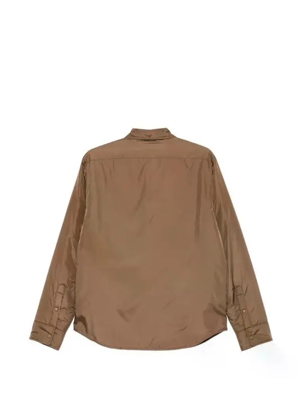 Aspesi Padded Press-stud Shirt - Brown