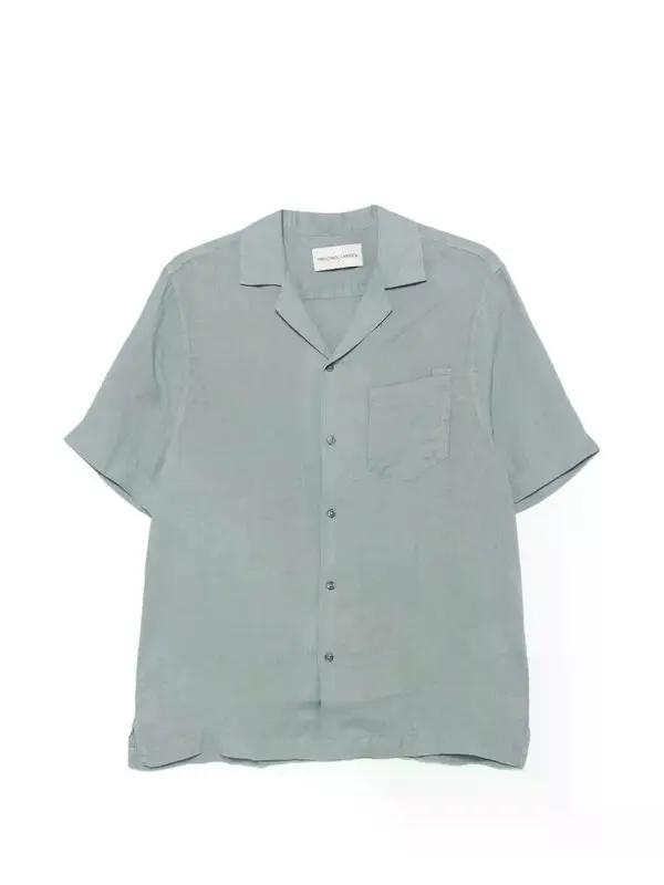 Frescobol Carioca Angelo Short-sleeve Camp-collar Shirt