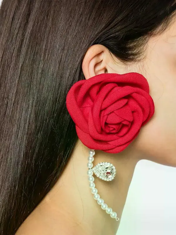 Magda Butrym Flower-embellishment Single Earring - Silver