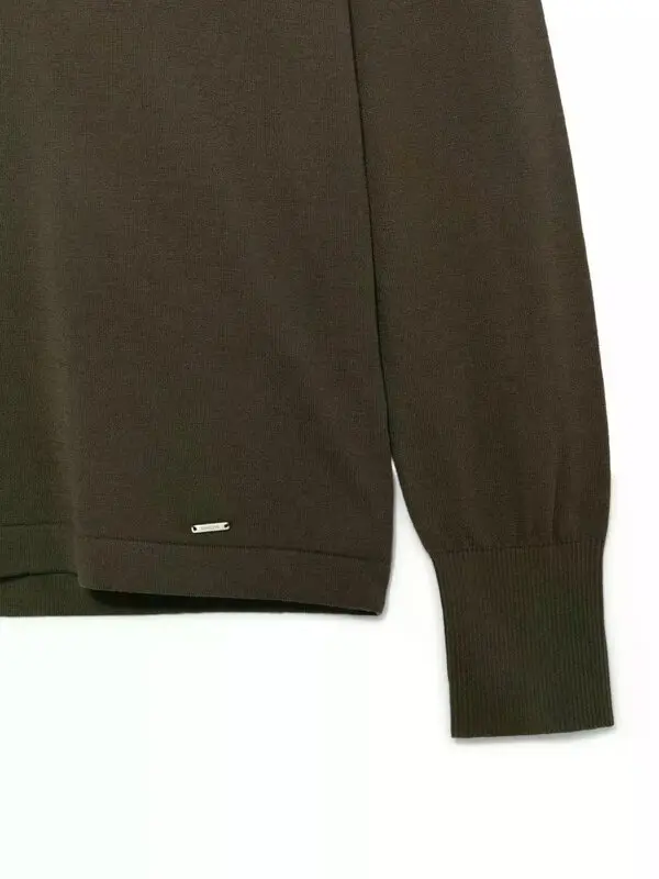 Simkhai Long-sleeve Button-placket Sweater