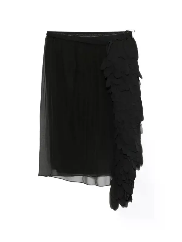 N°21 Petal-embellished Mini Skirt