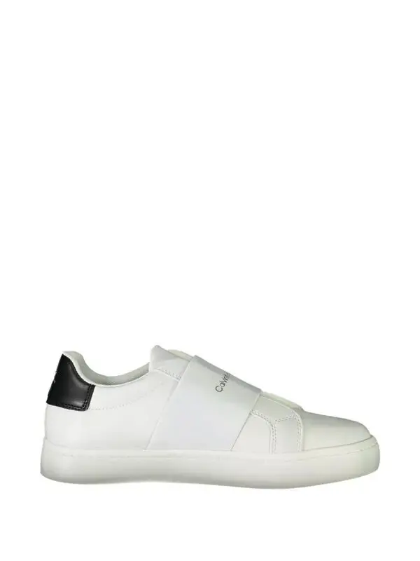 Calvin Klein Logo-strap Sneakers - White