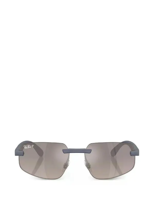 Ray-ban Rectangle-frame Sunglasses - Blue