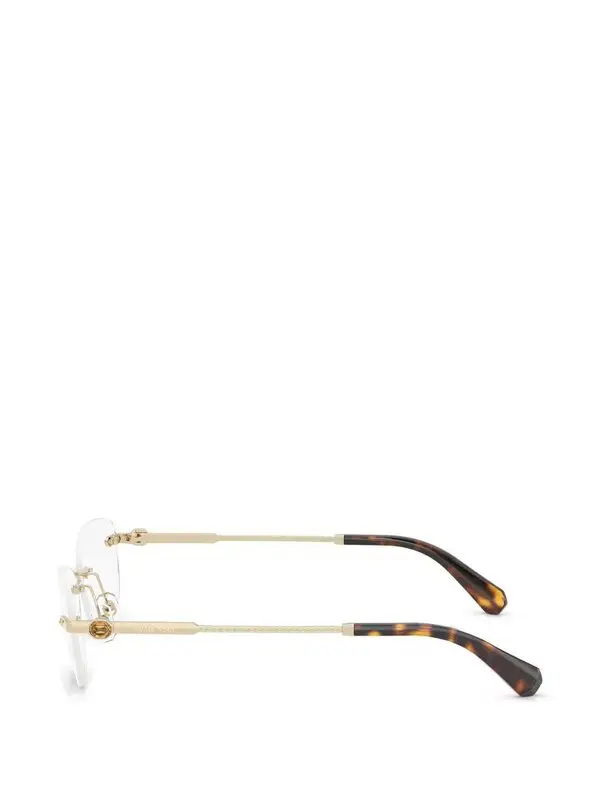 SWAROVSKI Rimless Oval-frame Glasses