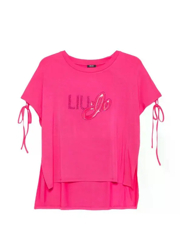 Liu Jo Tie-sleeve T-shirt - Pink