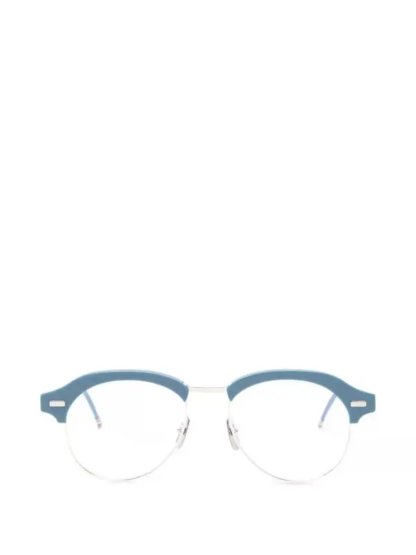 Thom Browne Round-frame Glasses - Blue