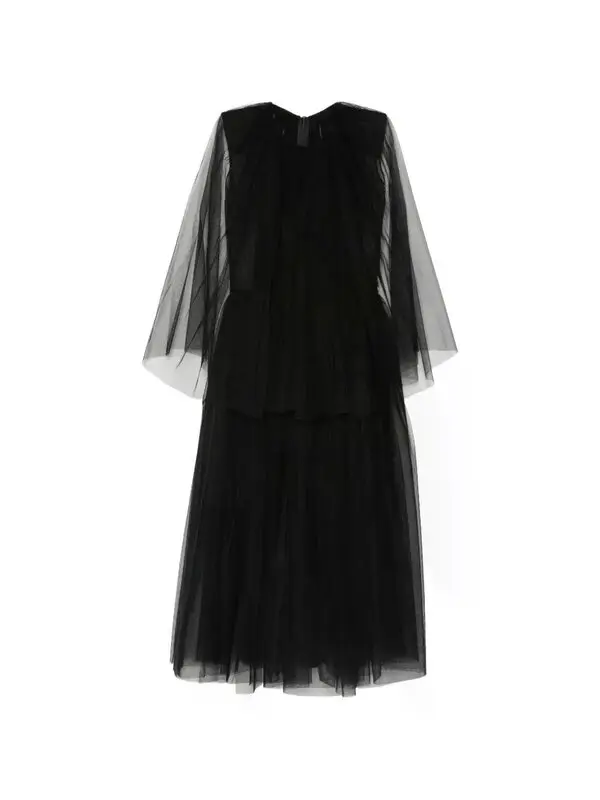 Alchemy Fashions Tulle-layered Flared Dress