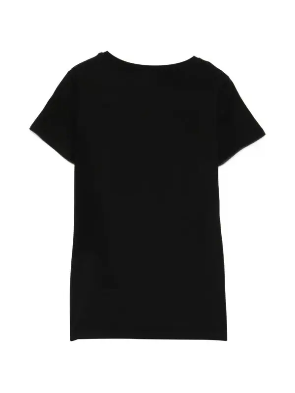 Liu Jo Embellished Floral Logo T-shirt