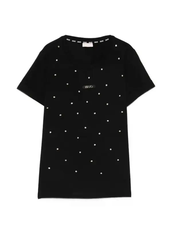 Liu Jo Logo-patch T-shirt - Black