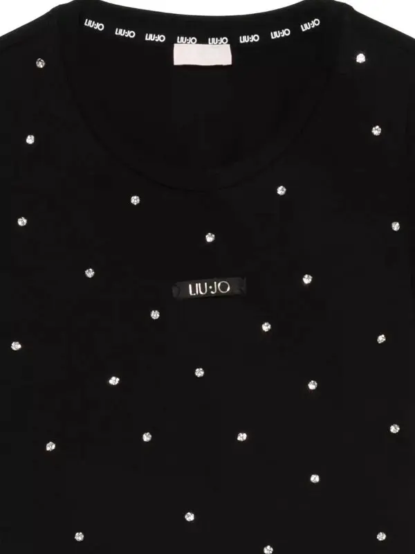Liu Jo Logo-patch T-shirt - Black