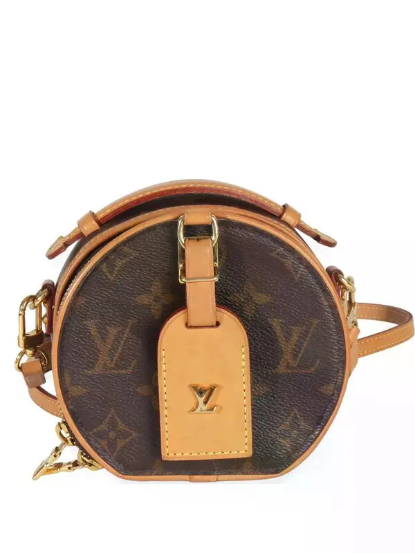 LOUIS VUITTON Monogram Boite Chapeau Handbag - Brown