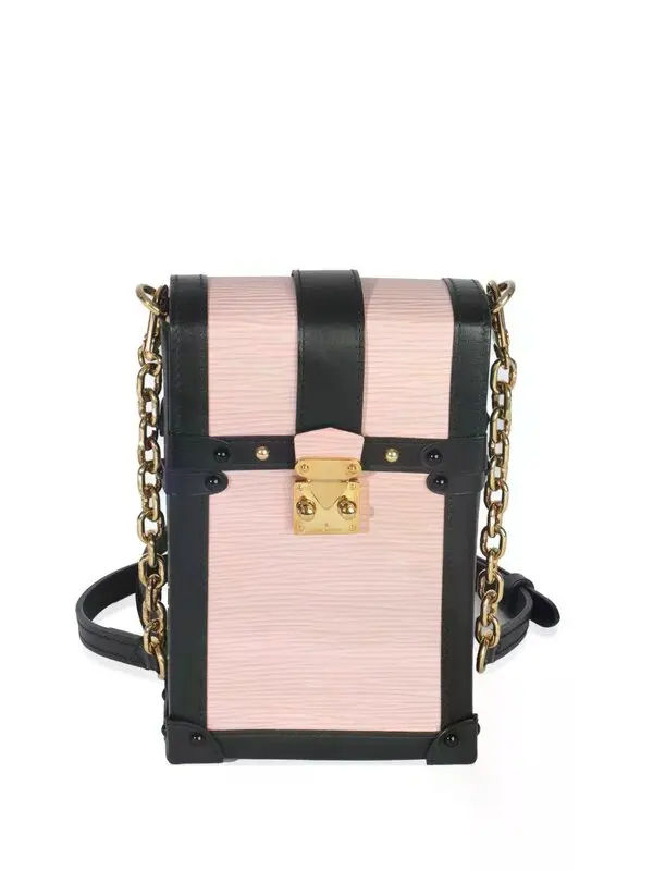 LOUIS VUITTON Epi Vertical Trunk Pochette - Pink