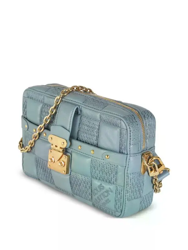 LOUIS VUITTON 2021-2023 Pm Glacier Damier Crossbody Bag - Blue
