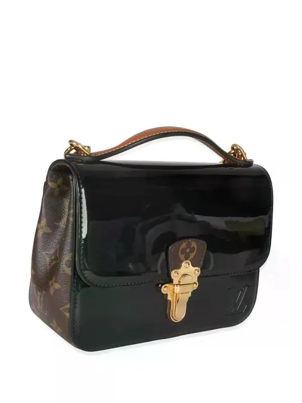LOUIS VUITTON Cherrywood Bb Monogram Handbag - Black