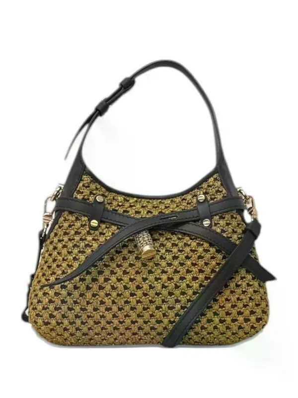 Borbonese Mini Halo Shoulder Bag - Yellow