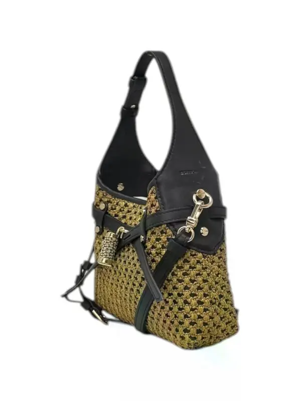 Borbonese Mini Halo Shoulder Bag - Yellow