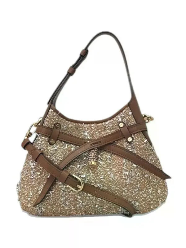 Borbonese Mini Halo Shoulder Bag - Neutrals
