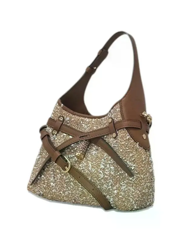 Borbonese Mini Halo Shoulder Bag - Neutrals