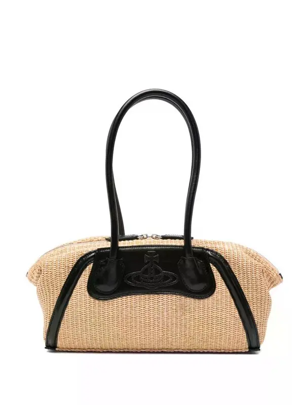 VIVIENNE WESTWOOD Shirley Orb-plaque Shoulder Bag - Neutrals