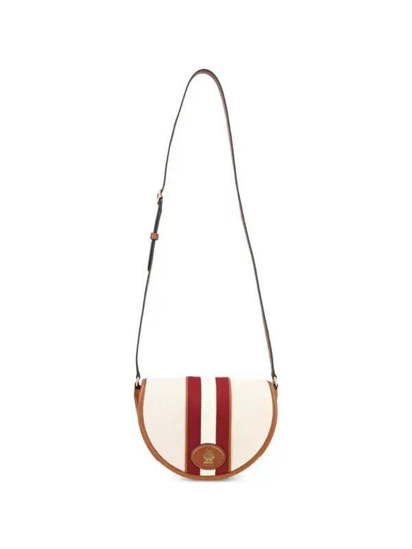 Bally Leather-trim Shoulder Bag - Neutrals