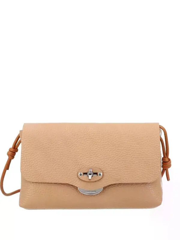 ZANELLATO Small Lettera® Leather Shoulder Bag - Neutrals