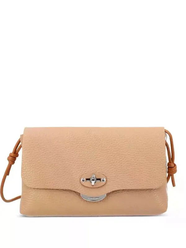 ZANELLATO Small Lettera® Leather Shoulder Bag - Neutrals