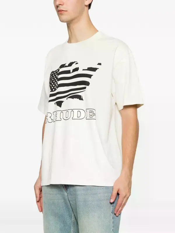 Rhude Graphic-print T-shirt - Neutrals