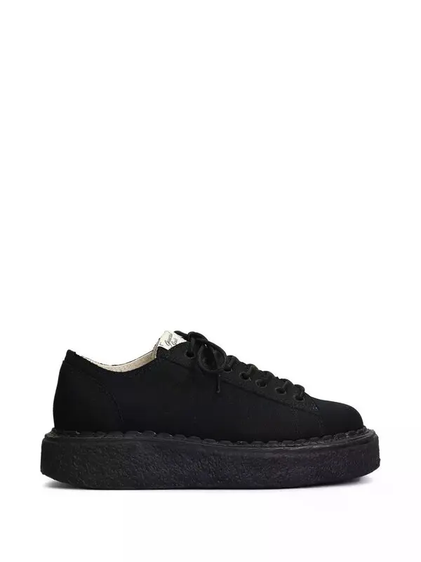 Mihara Yasuhiro Mark Canvas Platform Sneakers