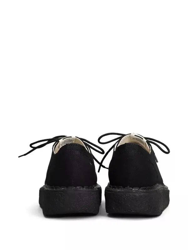 Mihara Yasuhiro Mark Canvas Platform Sneakers