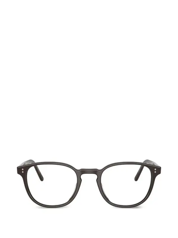 Oliver Spencer Fairmont Round-frame Glasses - Brown