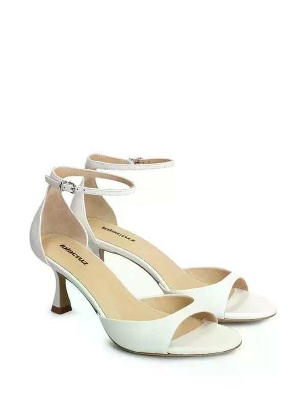 Lola Cruz Kumala Buckle-fastening Sandals - White