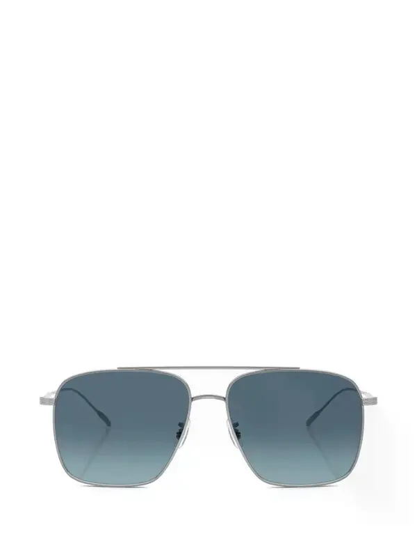 Oliver Spencer Navigator-frame Sunglasses - Silver