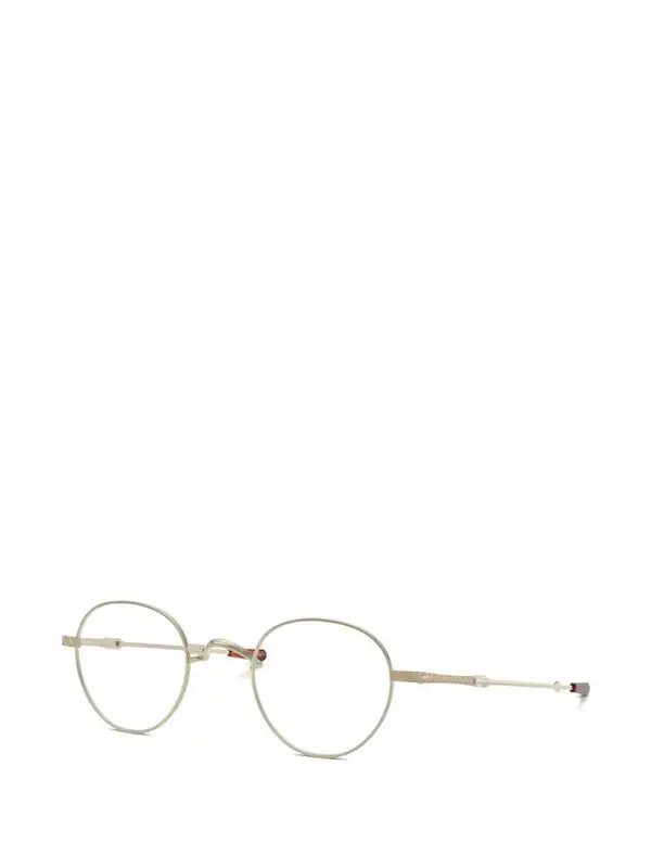 Oliver Spencer Kinston Round-frame Glasses - Gold