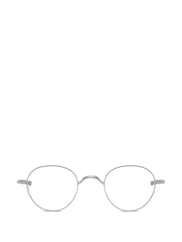 Oliver Spencer Kinston Round-frame Glasses - Silver