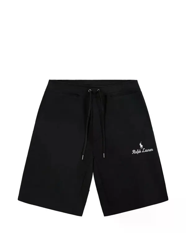 Polo Ralph Lauren Embroidered Logo Drawstring Shorts - Black