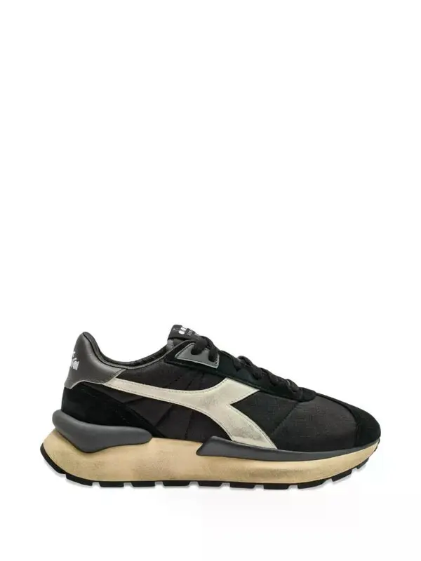 DIADORA Heritage Mercury Elite Leather Sneakers - Black