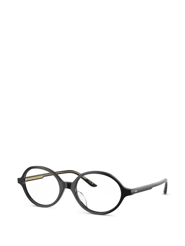 Oliver Spencer 2000rx Round-frame Glasses - Black