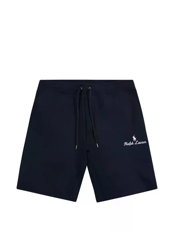 Polo Ralph Lauren Embroidered-logo Drawstring Shorts - Blue