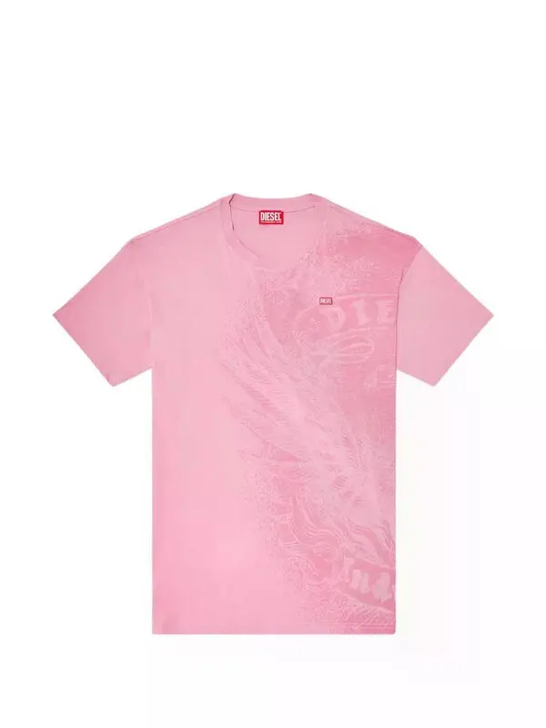 DIESEL® Pigment-print T-shirt - Pink