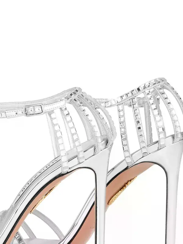 AQUAZZURA Sensation Crystal Heeled Sandals